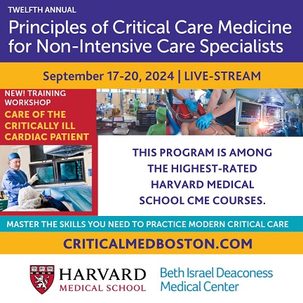 Harvard 12th Annual Principles of Critical Care Medicine for Non ...