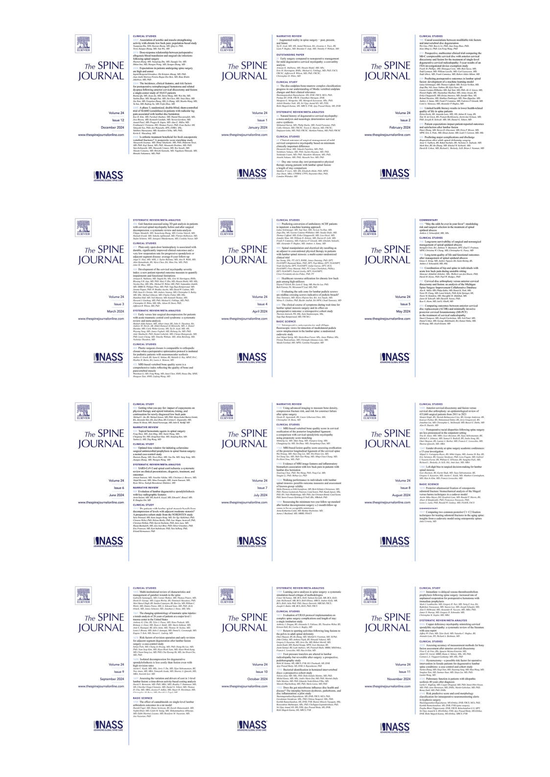 The Spine Journal 2024 Full Archives (True PDF) - Afkebooks - Medical ...